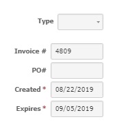 Create a new invoice | InfoFlo Solutions