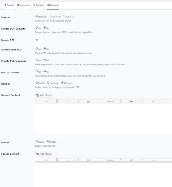 How to setup the PDF template | InfoFlo Solutions